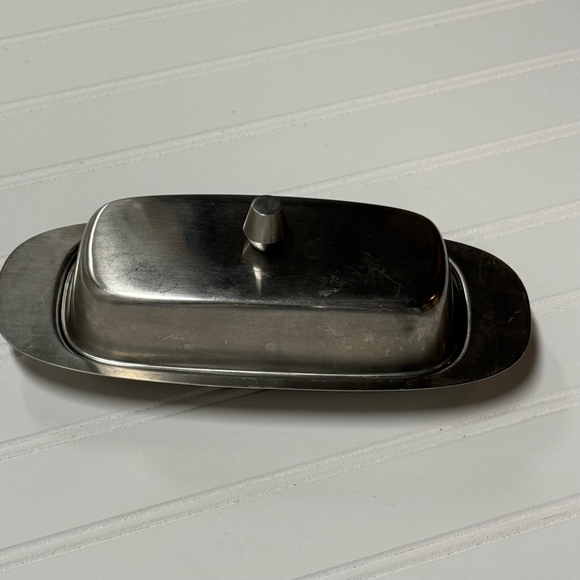 Oneida | Dining | Vintage Oneida Custom Floral 88 Stainless Butter Dish ...